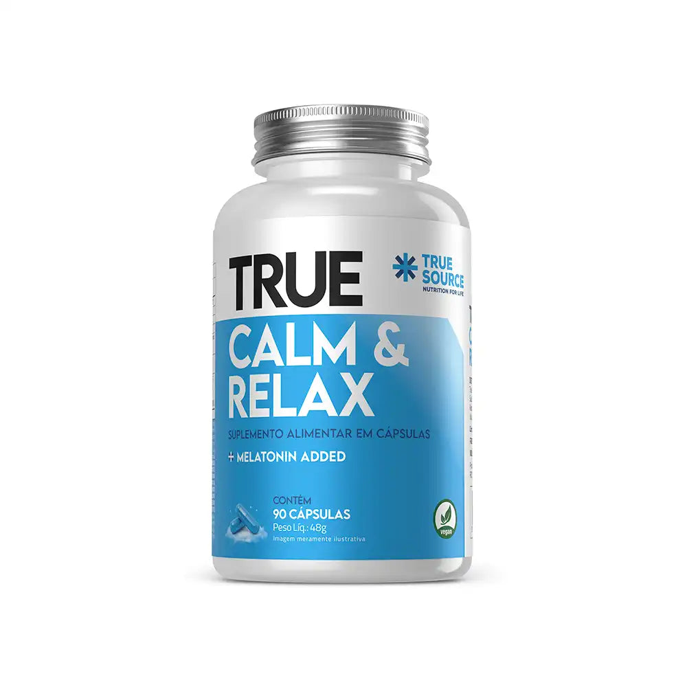 True Calm & Relax: pote de 90 Cápsulas | True